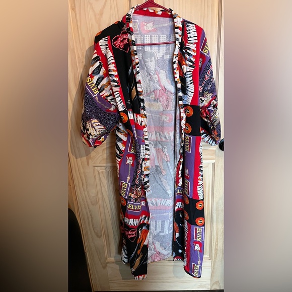 Handmade | Intimates & Sleepwear | Vintage Elvis Kimono Style Robe ...